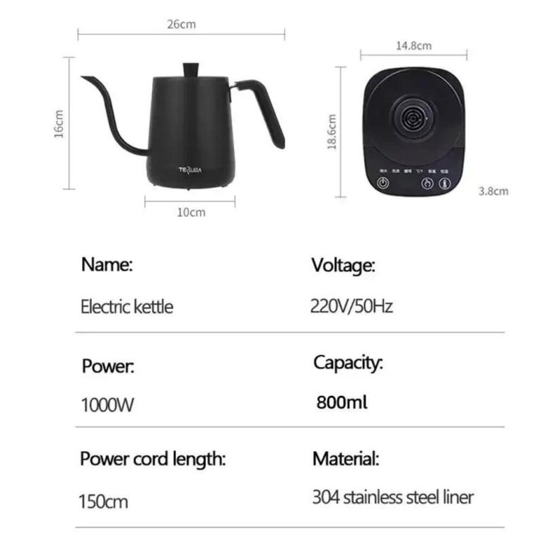 TETERA ELECTRICA INTELIGENTE 800ML - Coffee Point