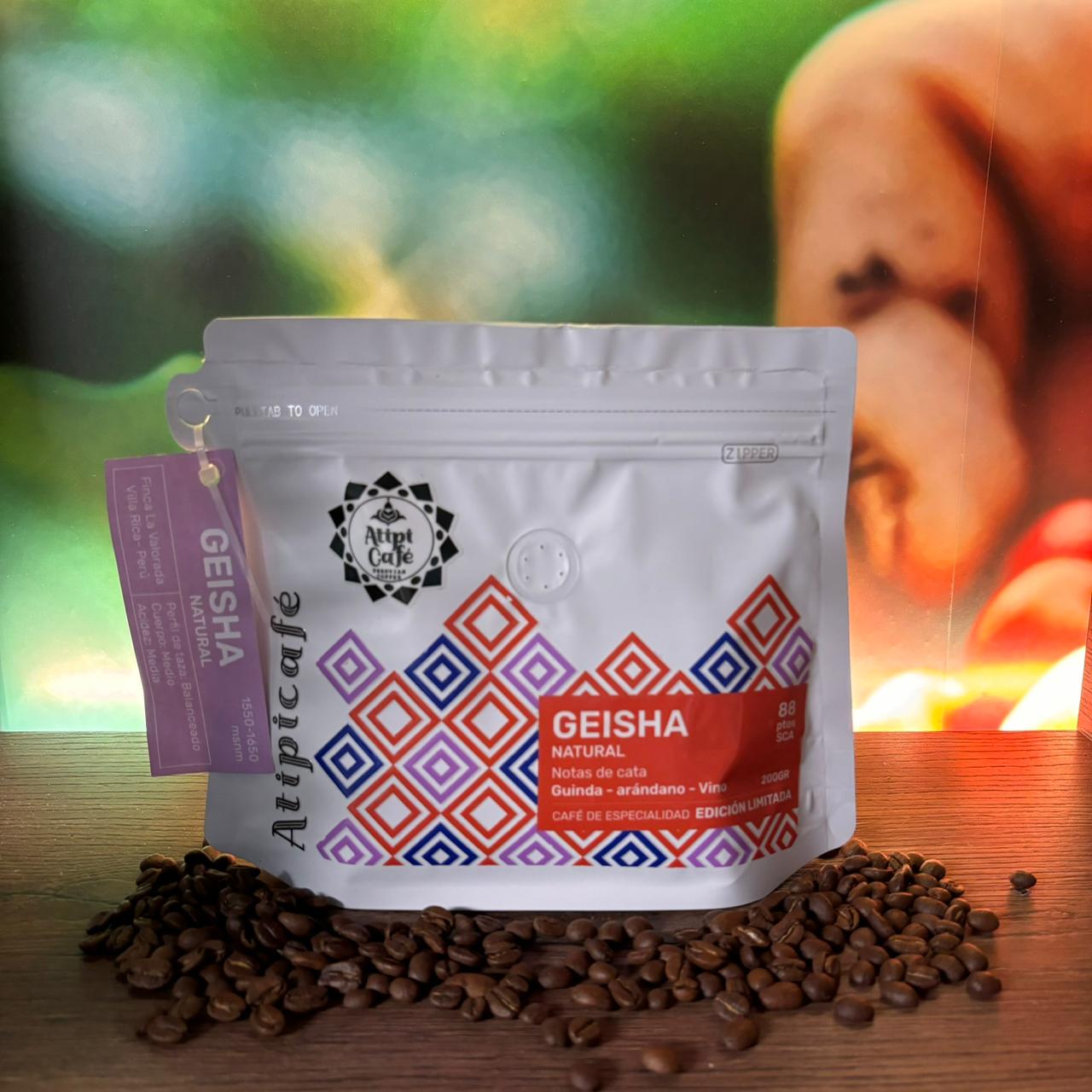 CAFÉ ATIPICAFE GEISHA NATURAL - 200GR - Coffee Point